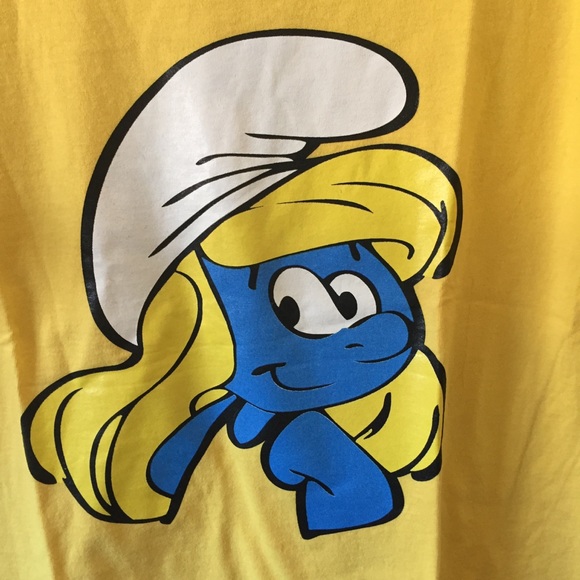 Foot Locker | Tops | Vintage Style Smurfette Smurfs Tee | Poshmark